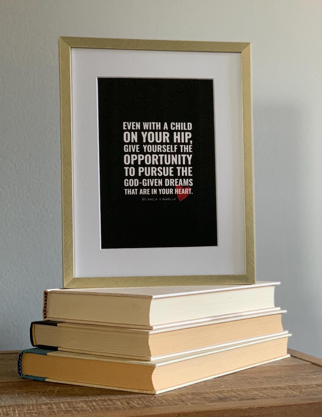 Even With a Child on Your Hip Gifts for Mom Inspirational Wall Art ...