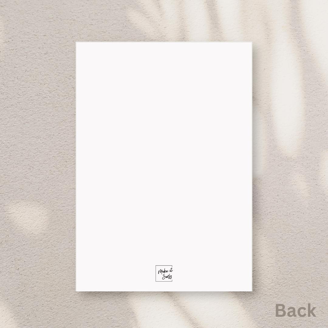 Mermaid Card Printable 5x7 | “to the One With Ocean Magic in Her Soul ...