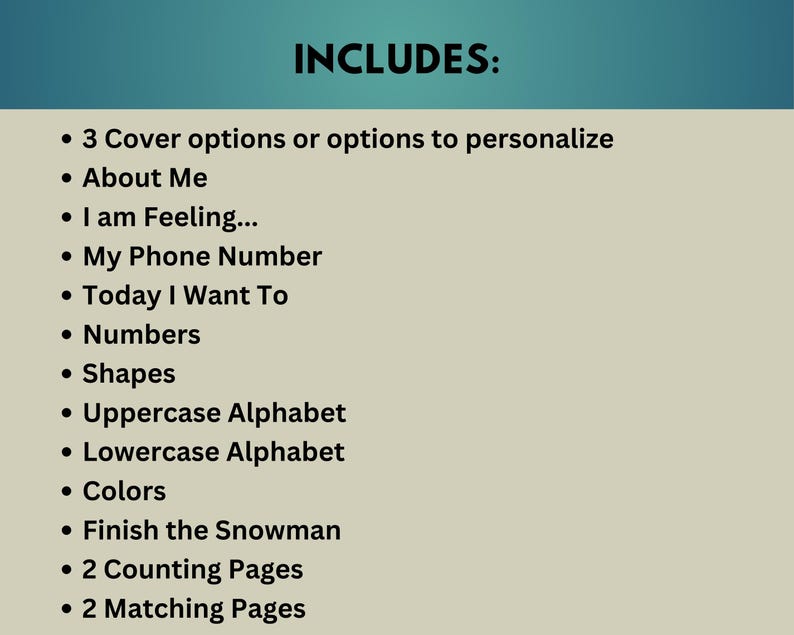 Toddler Winter Morning Menu Printable, Preschool Winter Worksheets ...