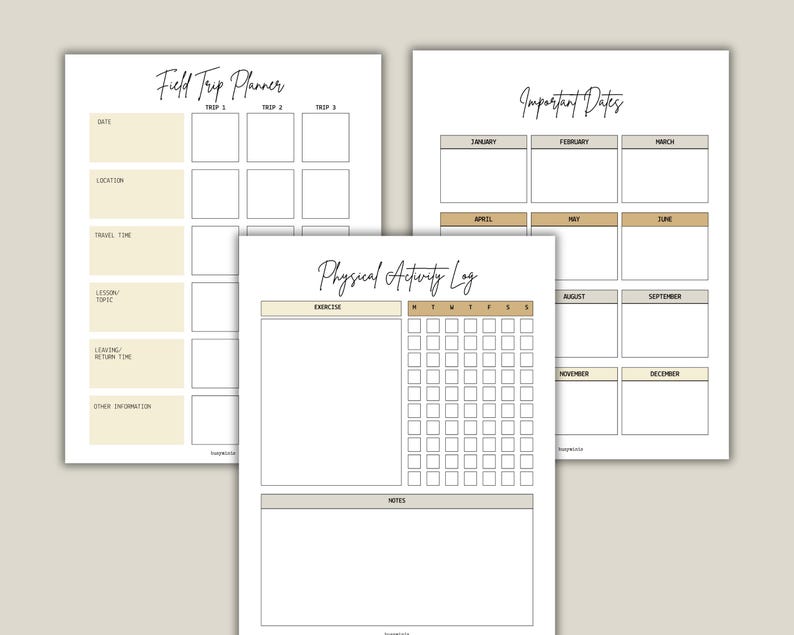 Christian Homeschool Planner Printable: Gospel-based Academic Schedule ...