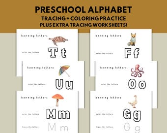 26 Alphabet Worksheets Letter of the Week Worksheets Printable Alphabet ...