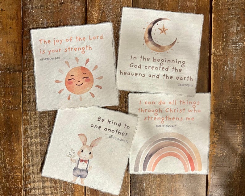 Toddler Bible Verse Cards Printable, Beginner Scripture Cards, Bible ...