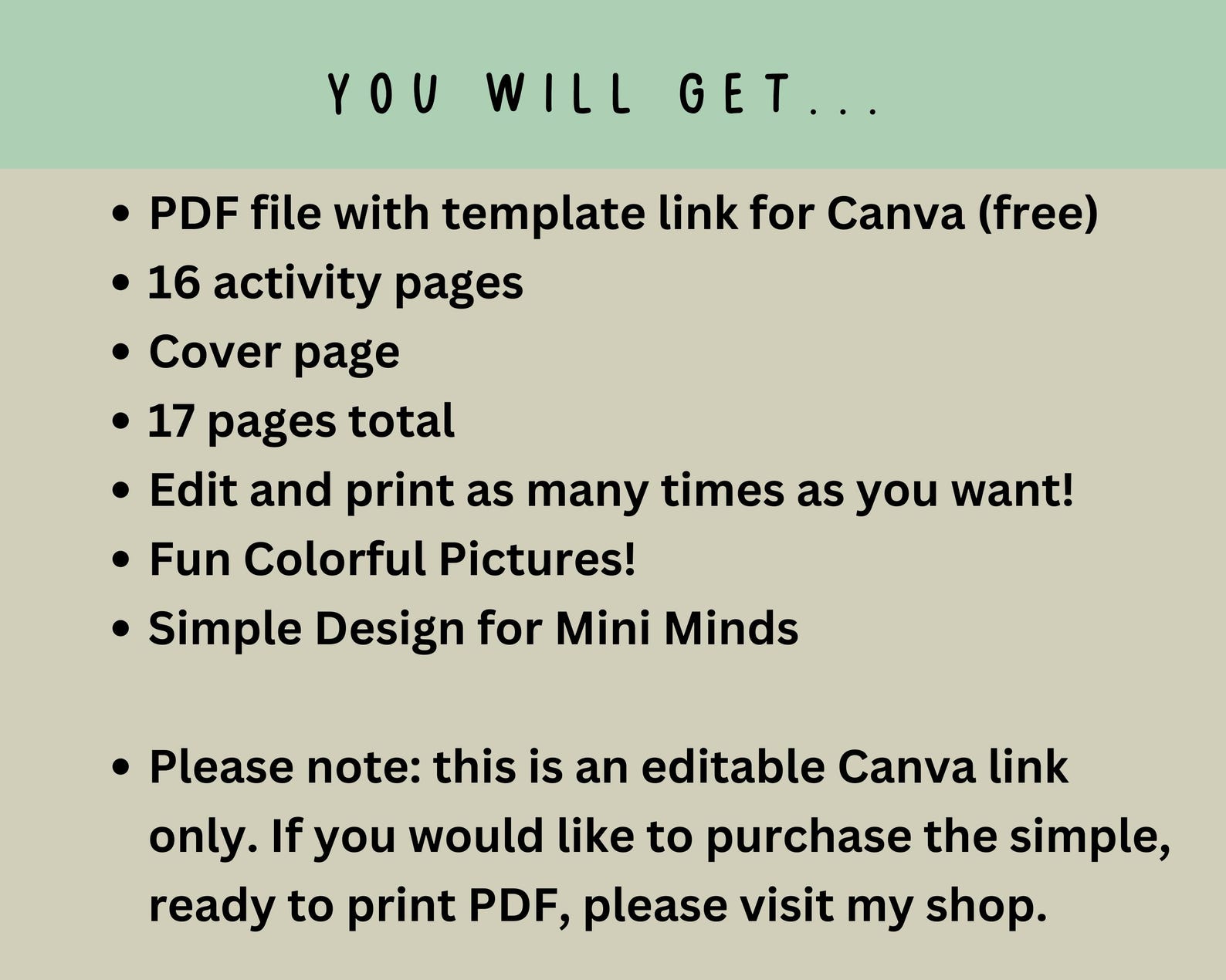 Editable Homeschool Farm Morning Menu: CANVA Template (PDF Download) - Etsy