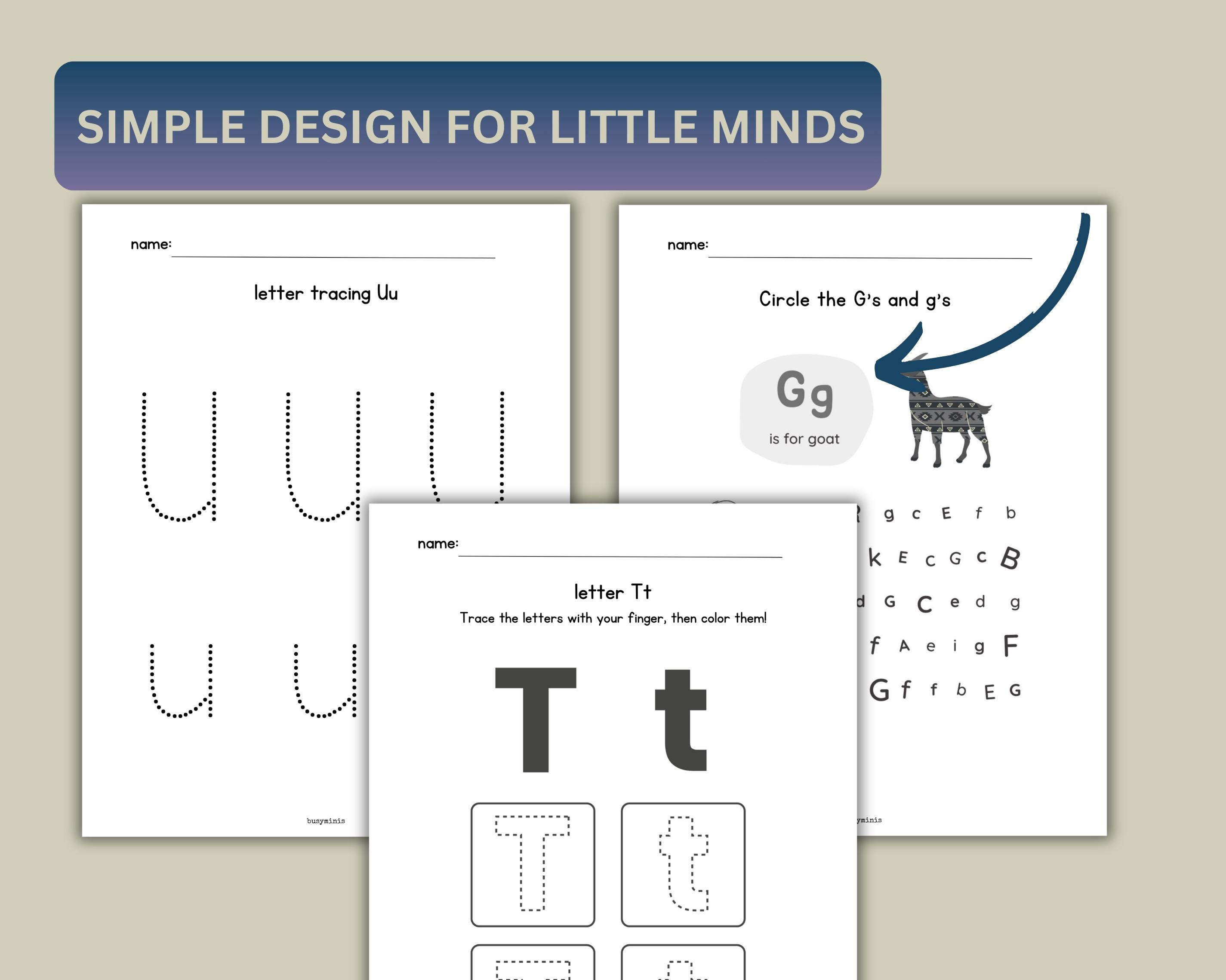 Letter of the Week Printable Bundle: Preschool Alphabet Worksheets (PDF ...