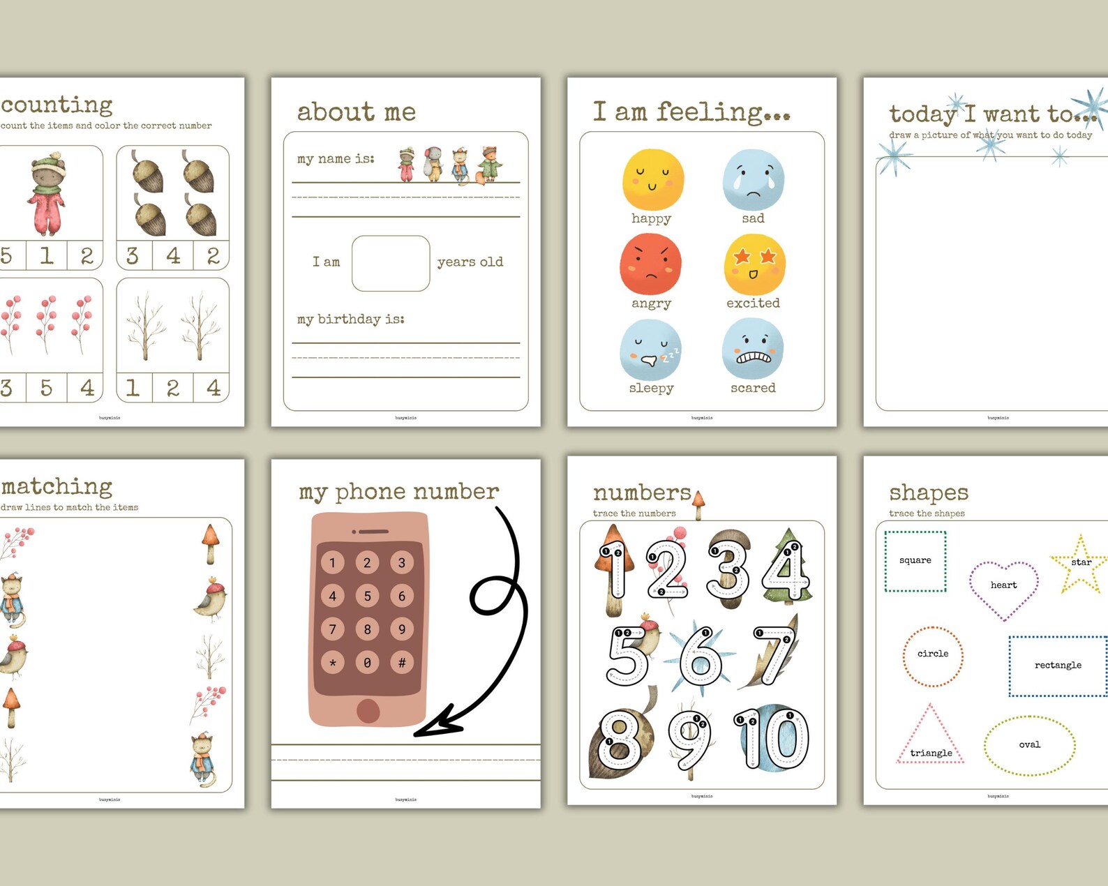 Toddler Winter Morning Menu Printable, Preschool Winter Worksheets ...