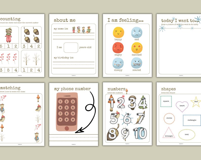 Toddler Winter Morning Menu Printable, Preschool Winter Worksheets ...
