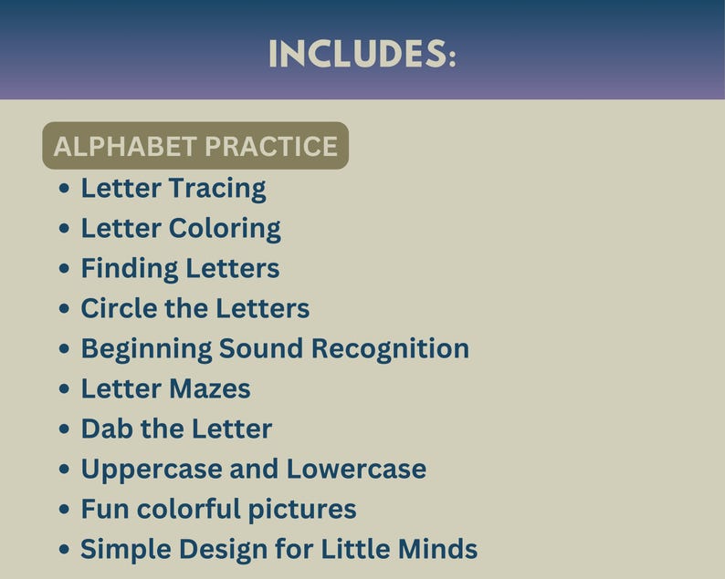 Letter of the Week Printable Bundle: Preschool Alphabet Worksheets (PDF ...