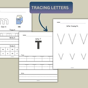 Letter of the Week Printable Bundle: Preschool Alphabet Worksheets (PDF ...