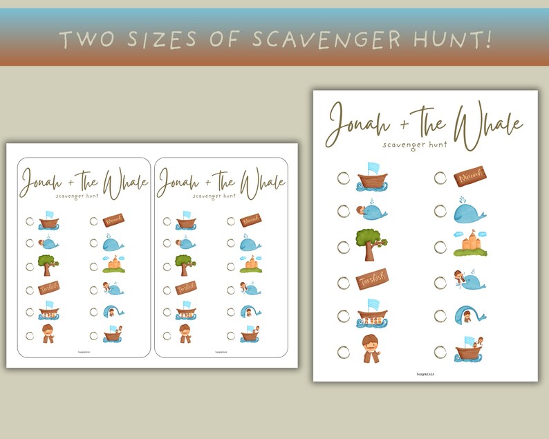 Jonah and the Whale Printable Bundle: Preschool Bible Story Activity ...
