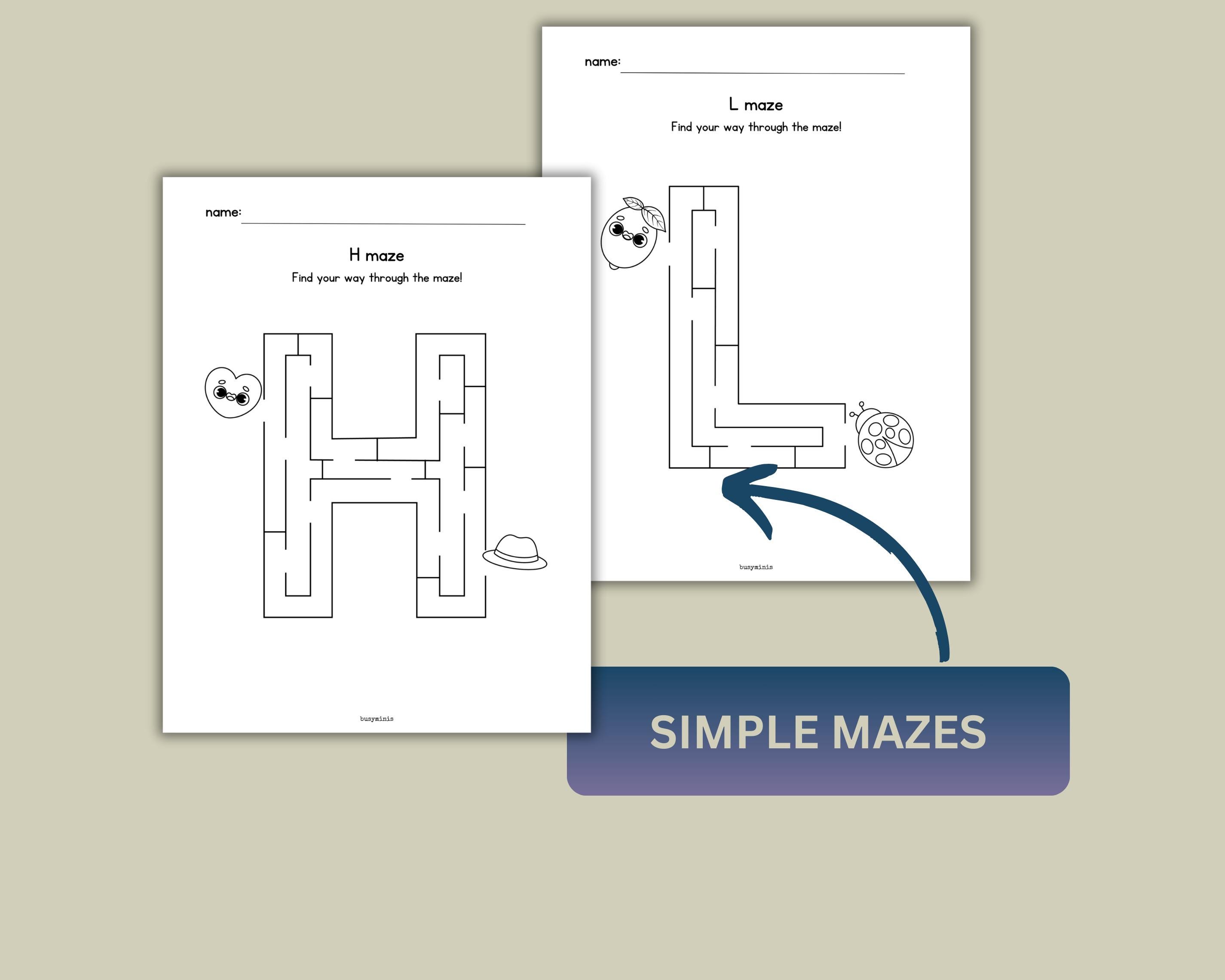Letter of the Week Printable Bundle: Preschool Alphabet Worksheets (PDF ...