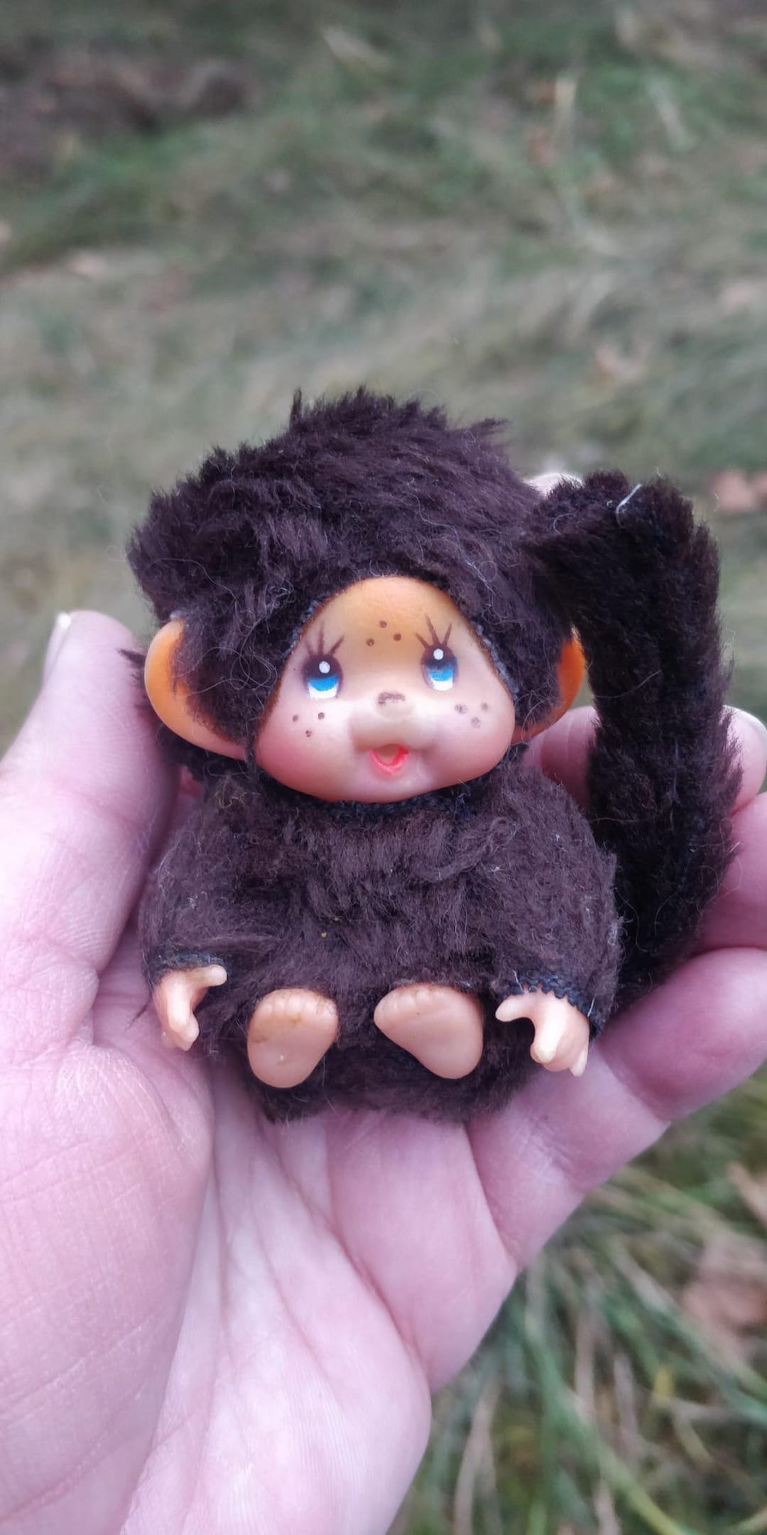 Monchichi Monkey Tiny Doll Miniature Monchichi Vintage Monkey - Etsy