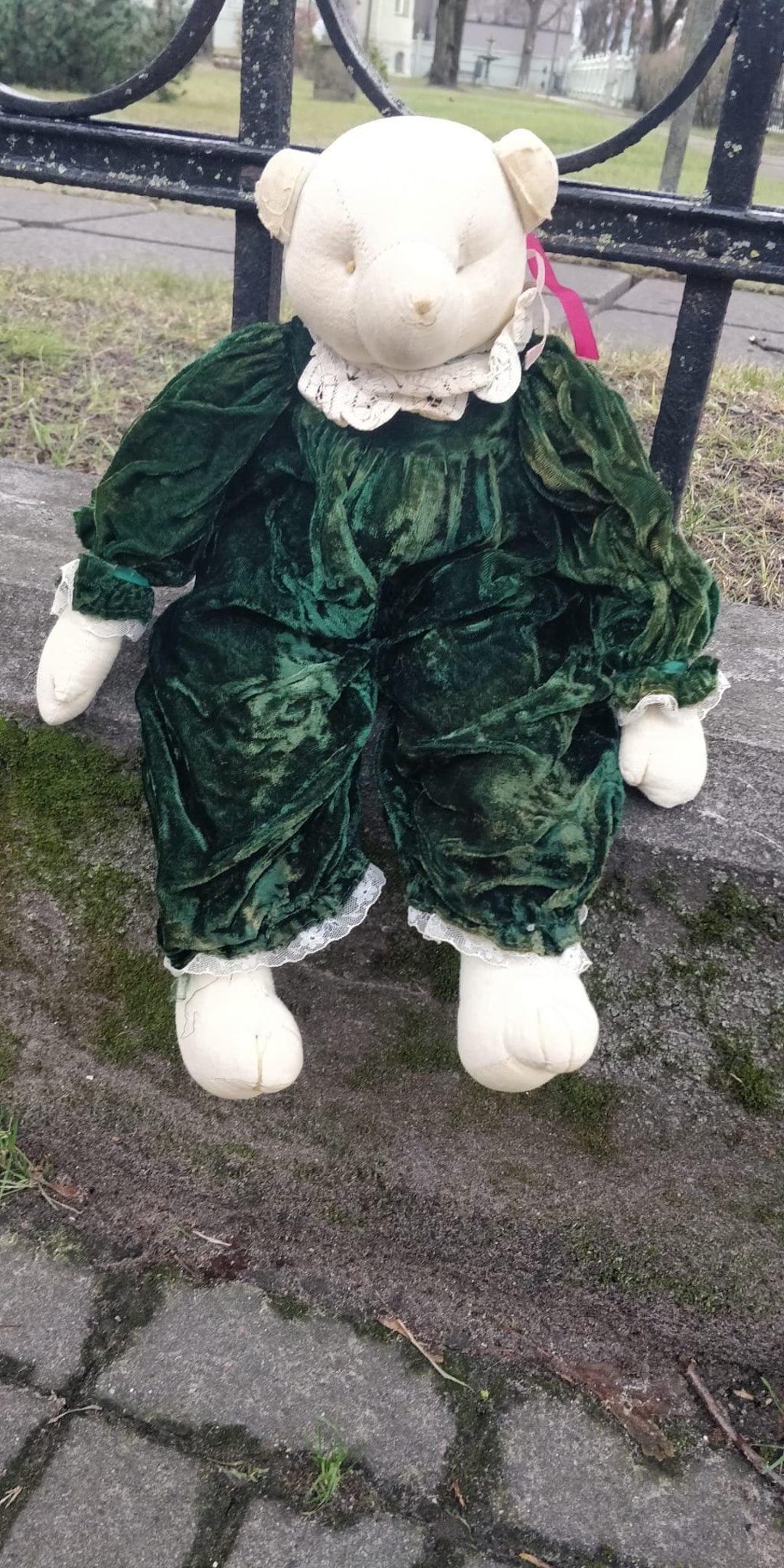 Antique Textile Teddy Bear - Etsy