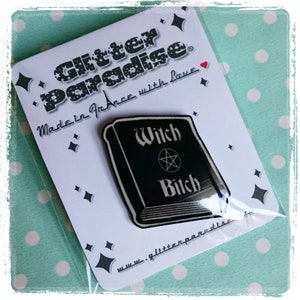 Witch Bitch - Pin - Magic - Wicca - Witchcraft - Salem - Incantation ...