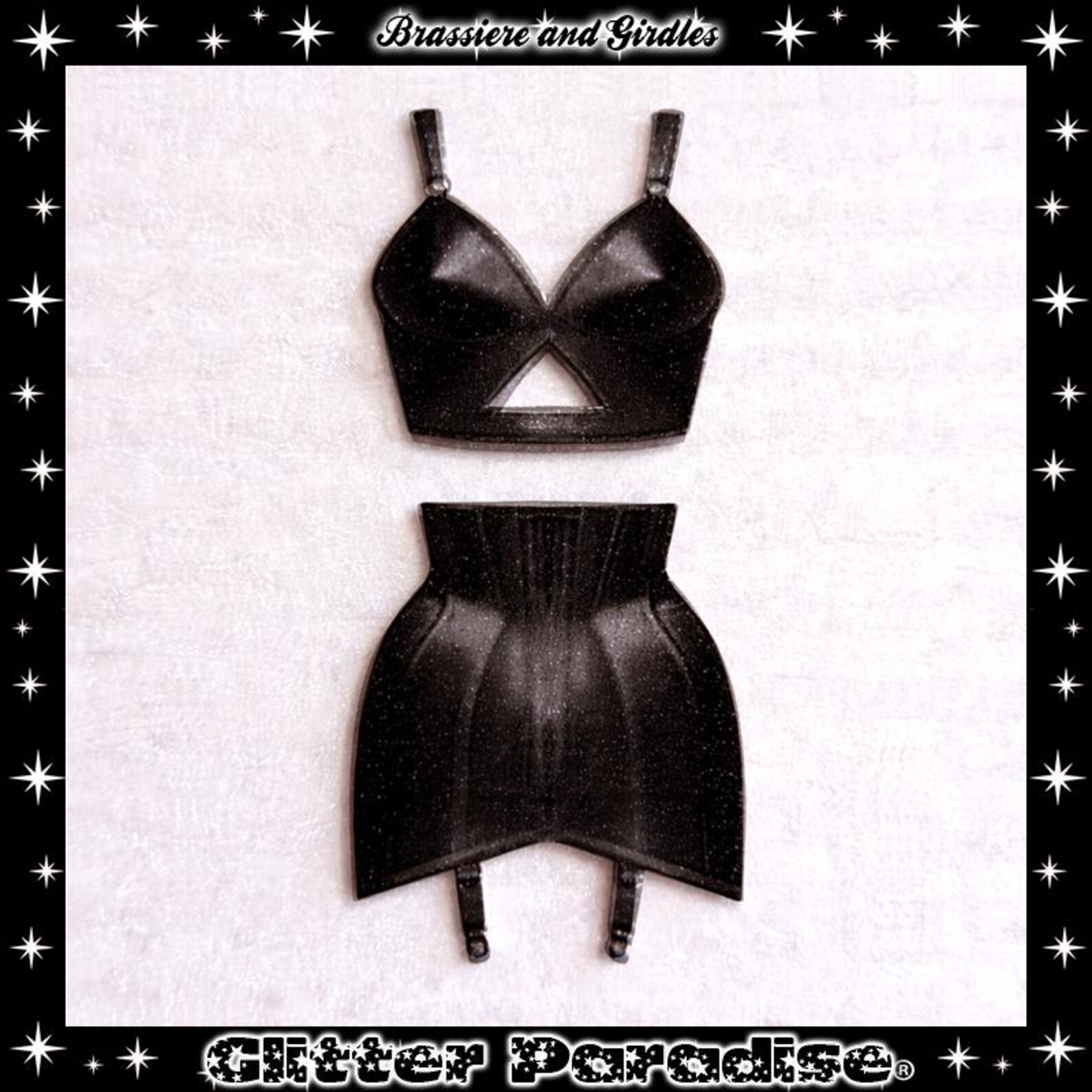 Bettie's Brassiere & Girdles Set Red - Retro Lingerie - Vintage Sleaze ...