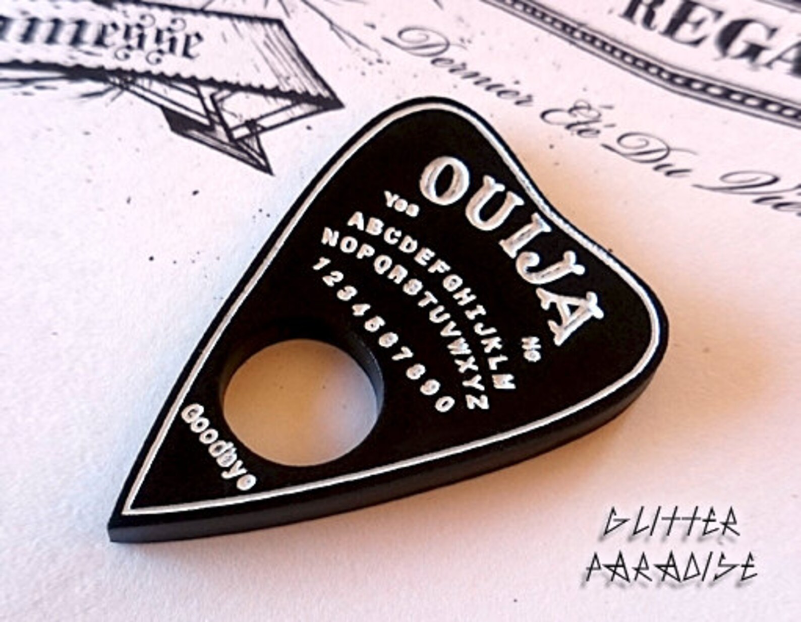 Ouija Planchette Brooch Ouija Spiritualism Medium - Etsy