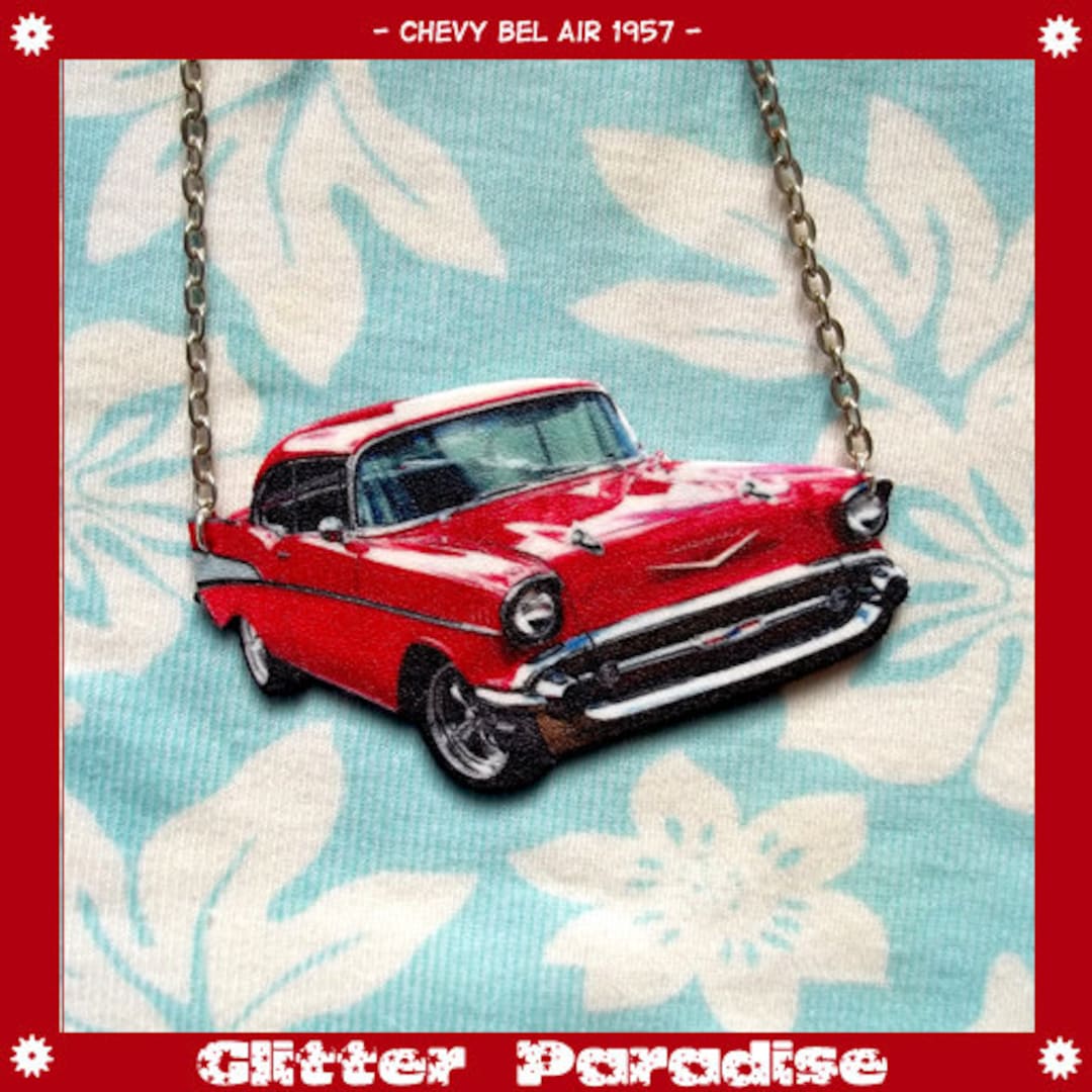 57 Chevy Necklace 57 Chevy Bel Air Vintage Chevrolet - Etsy