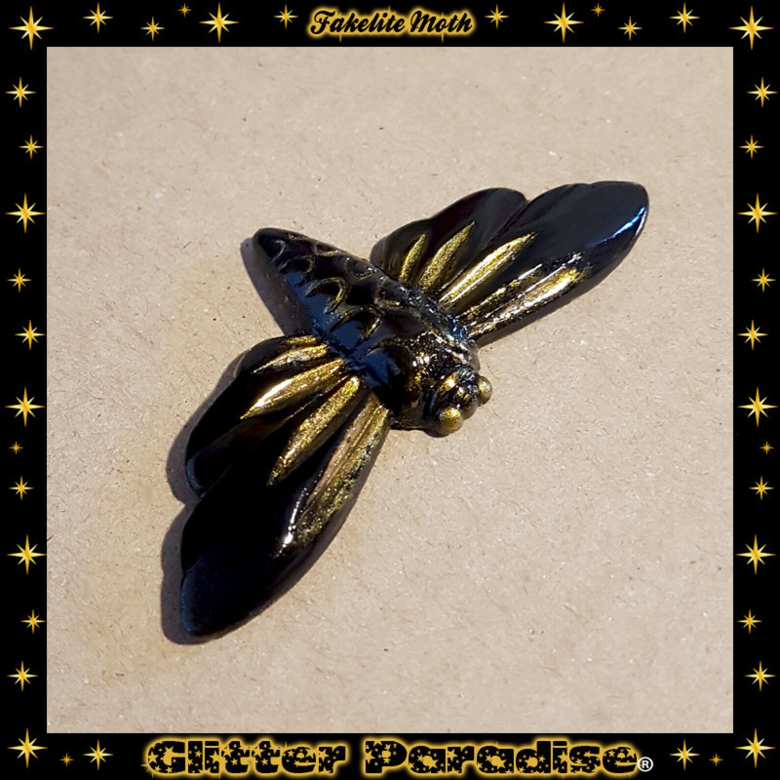 Fakelite Moth Brooch Death Skull Moth Silence of the | Etsy