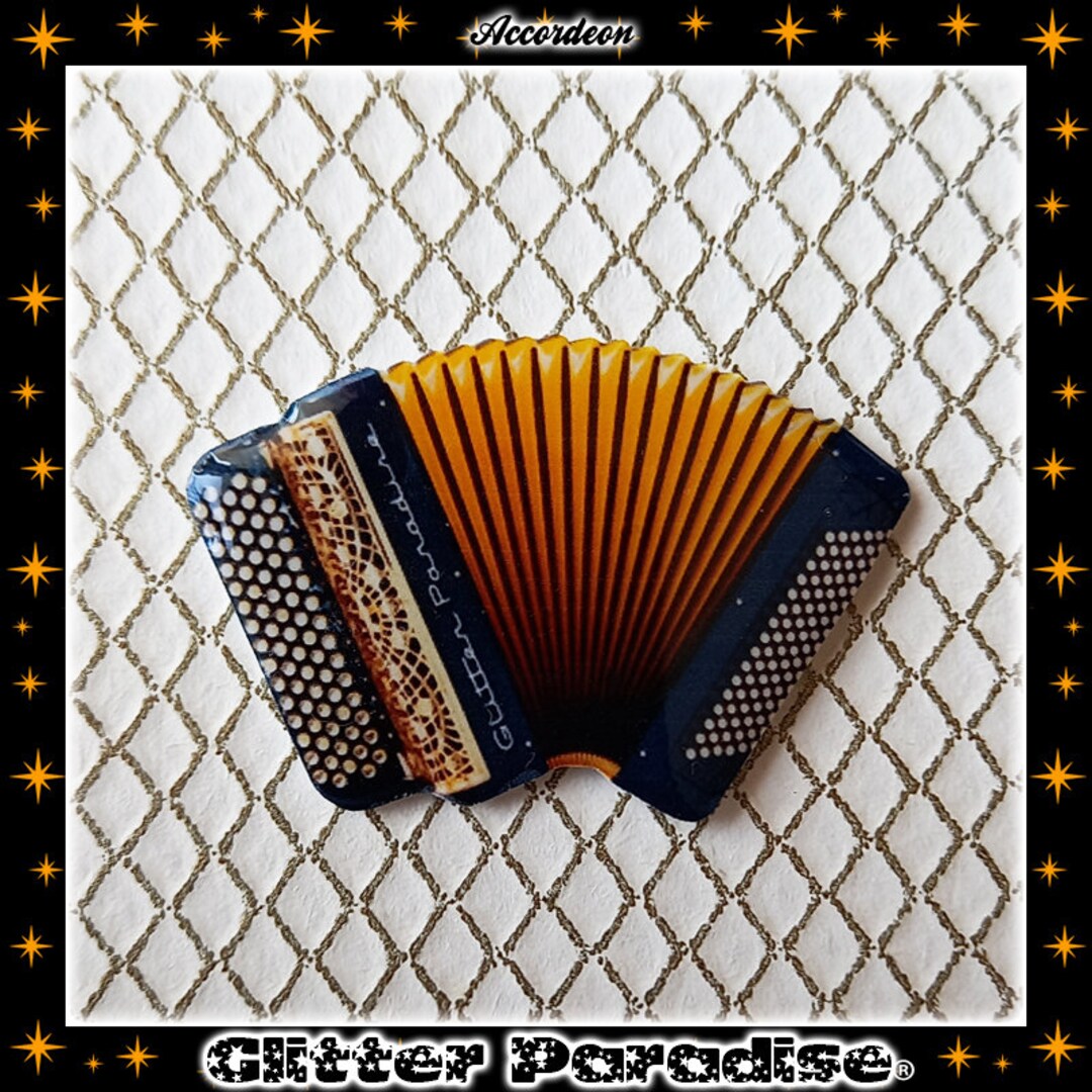 Accordéons - Broche - France Paris Vintage - Broche Accordéon - Yvette ...