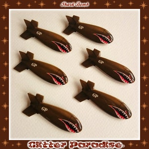 Shark Bomb - Necklace - Bomber - Shark Teeth - WWII - Flying Tigers - P ...