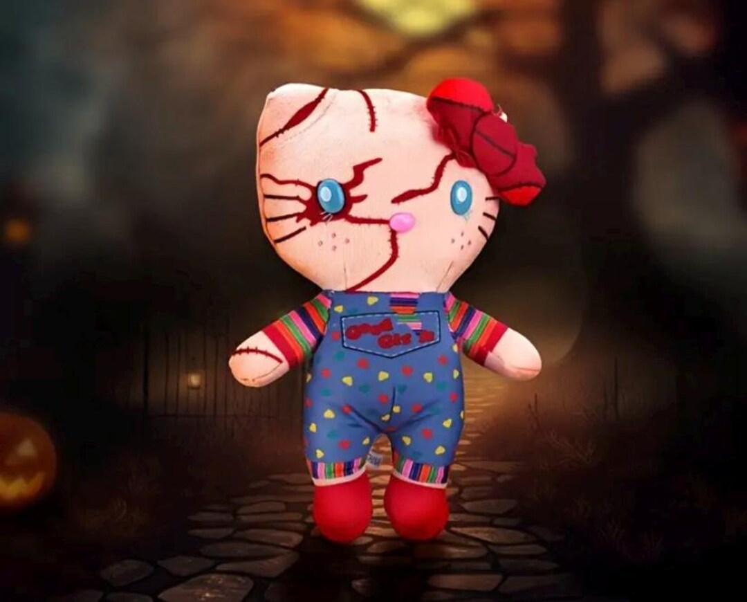 Hello Kitty Chucky Plush - Etsy