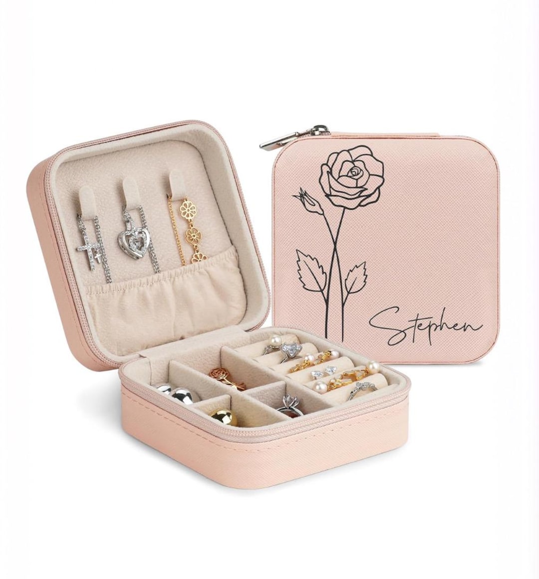 Personalized Jewelry Box Custom Jewelry Boxes Bridesmaid Jewelry Box ...