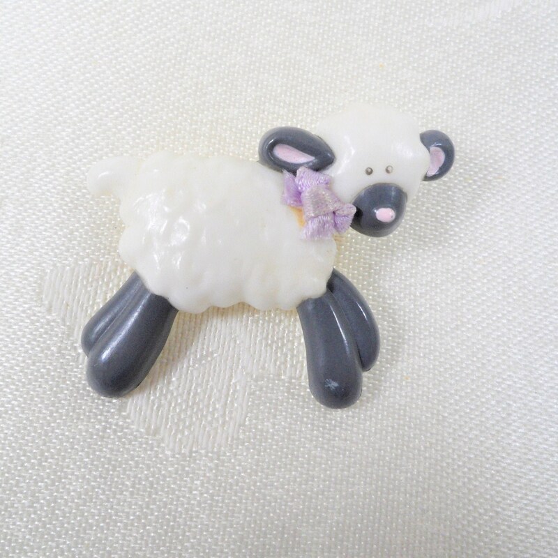 Sheep Brooch - Etsy
