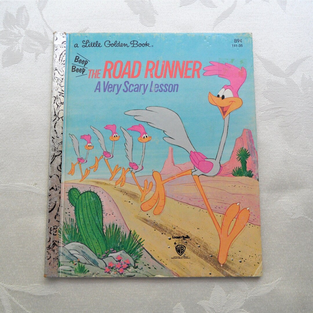 The Road Runner A Very Scary Lesson A Little Golden Book 1970s - Etsy