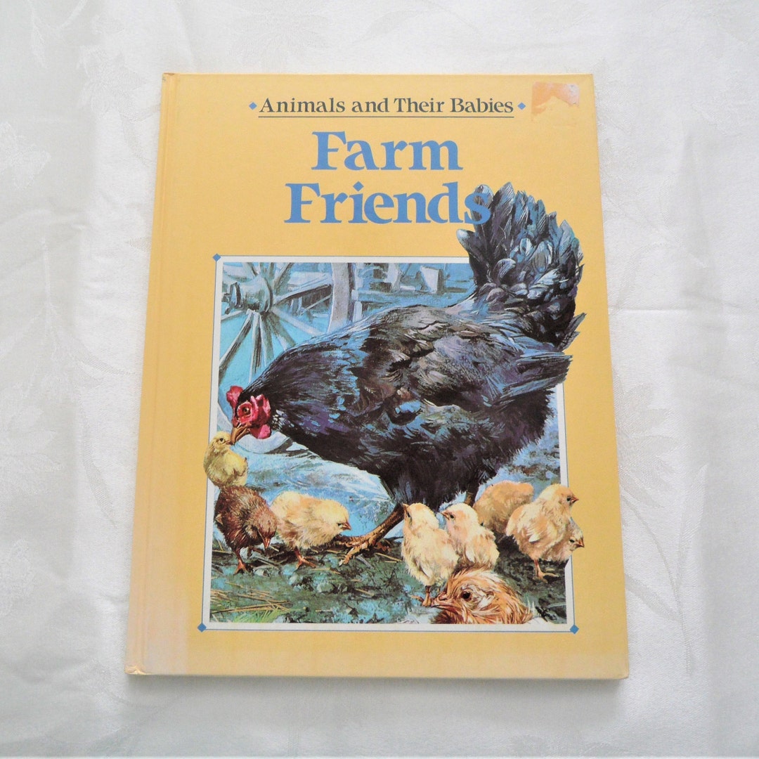 Farm Friends (little Simon), Animals and Their Babies Hardcover 1987 - Etsy
