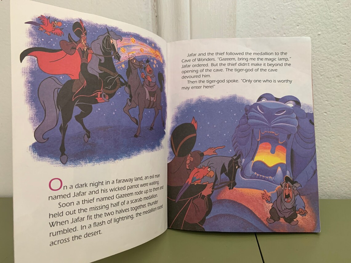 Disneys Aladdin A Little Golden Book - Etsy
