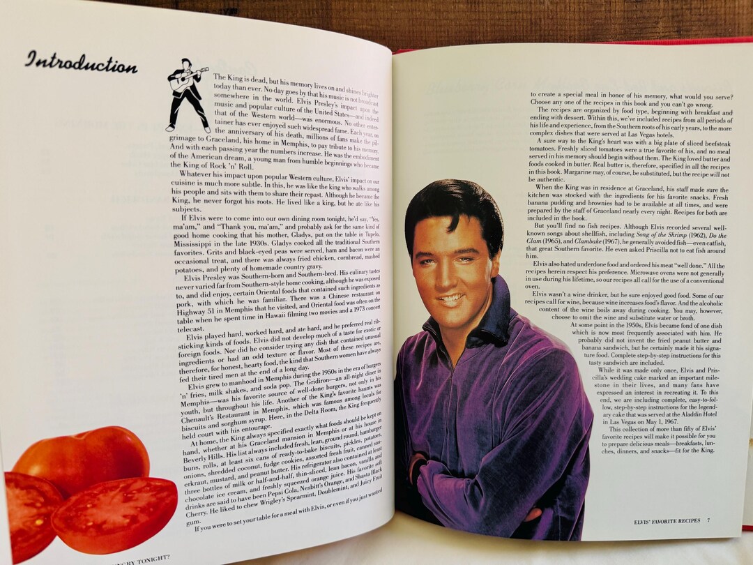 Vintage Are You Hungry Tonight? Book Retro 1990s Elvis' Favorite ...