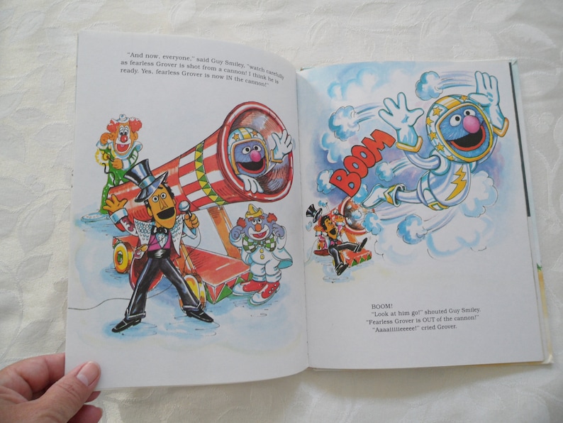 The Sesame Street Circus of Opposites Hardcover 1981 Vintage - Etsy