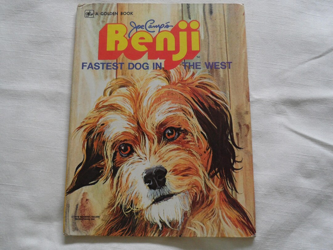 A Golden Book Benji Fastest Dog in the West 1978 - Etsy