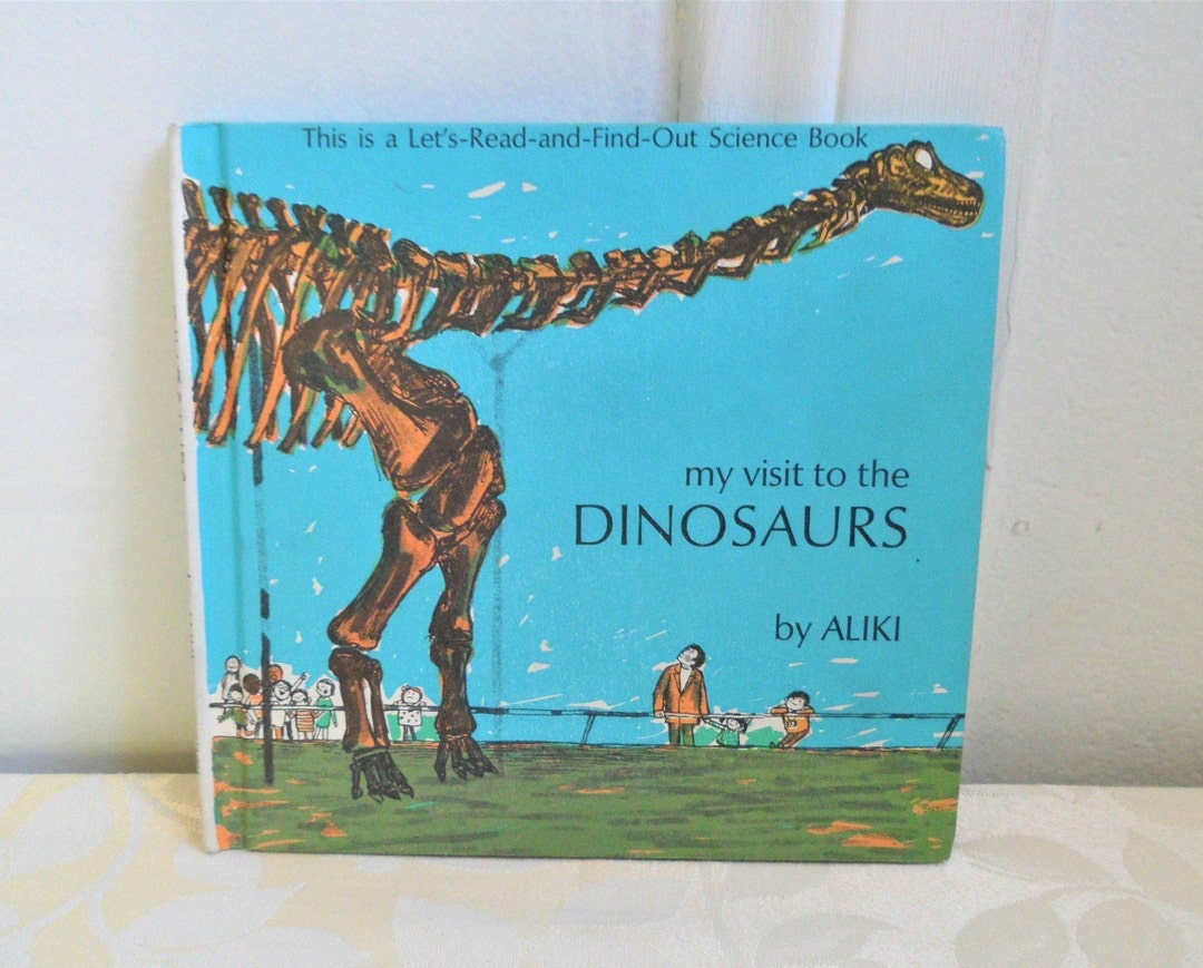 My Visit to the Dinosaurs Hardcover -1969 by Aliki (author) - Etsy