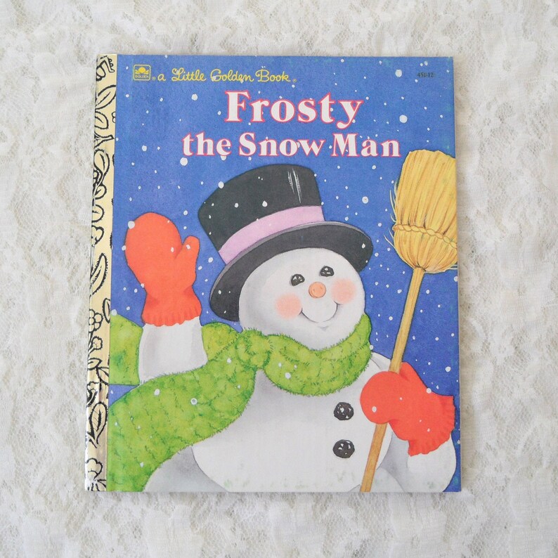A Little Golden Book Frosty the Snow Man Hardcover 1989 | Etsy