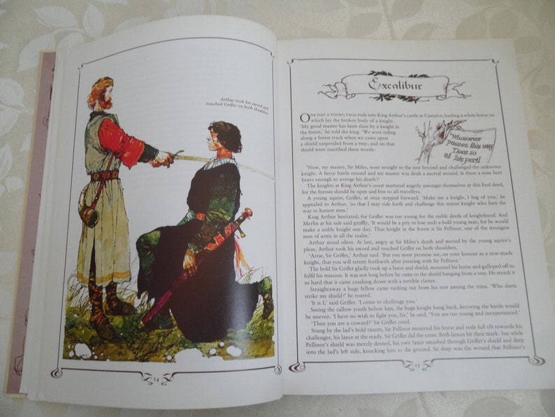 Tales of King Arthur by Riordan James hardcover 1982 - Etsy