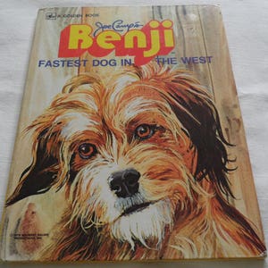 A Golden Book Benji Fastest Dog in the West 1978 - Etsy