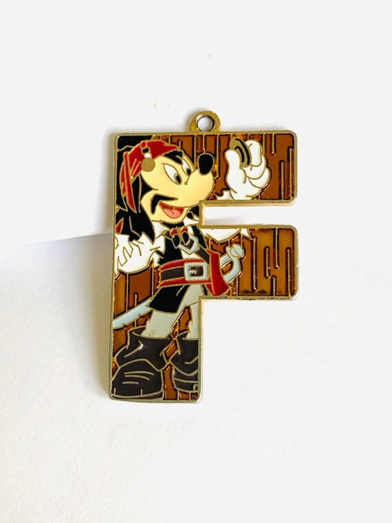 Disney’s Letter F Mickey Mouse Pendant - Gem