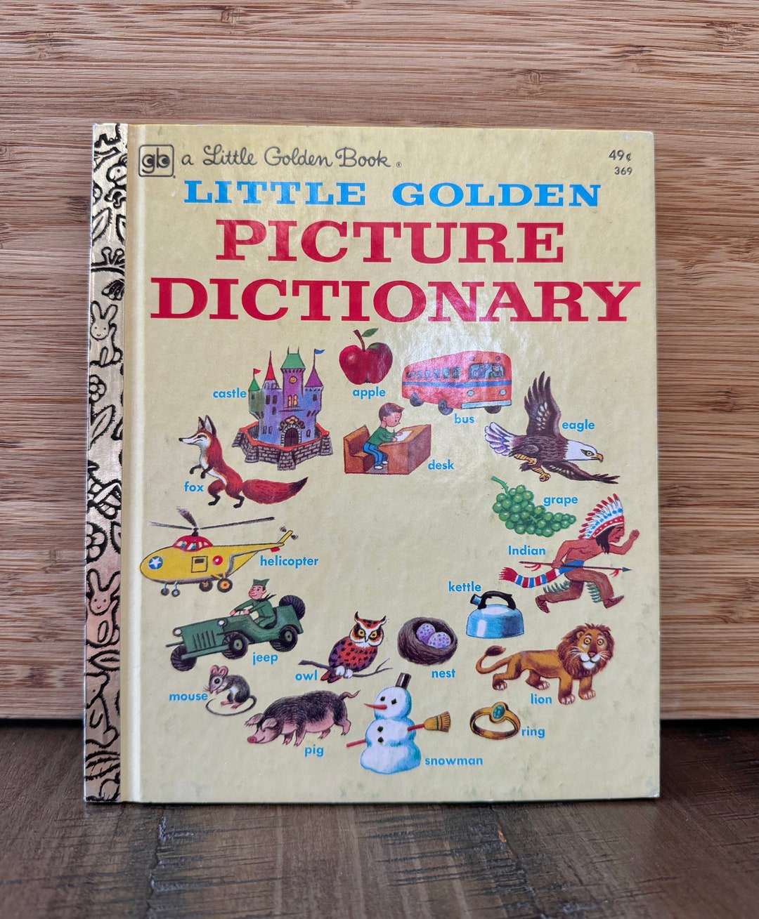 Little Golden Picture Dictionary, Little Golden Book, # 369, Vintage ...