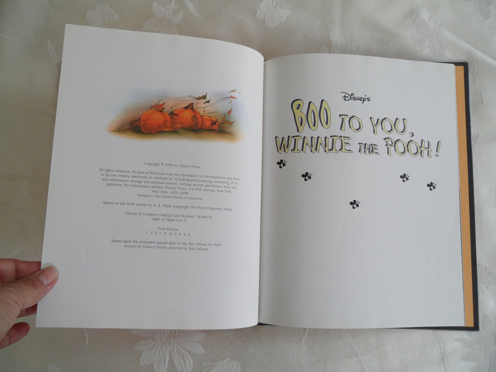 Disney's Boo to You, Winnie the Pooh! by Bruce Talkington Hardcover ...