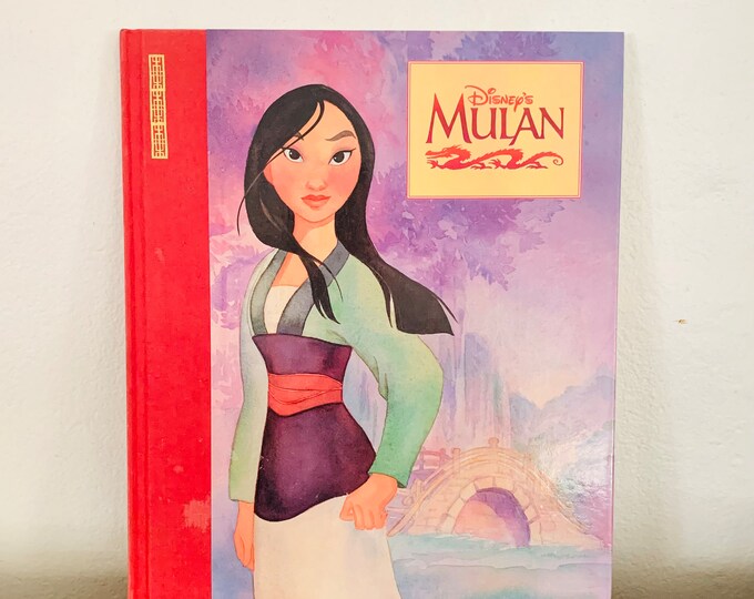Disneys Mulan Classic Storybook Hardcover - Etsy