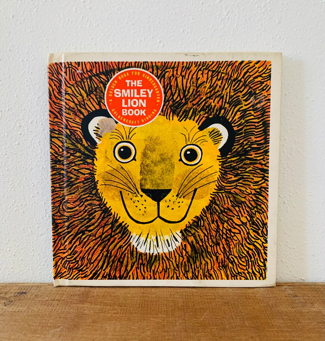 The Smiley Lion Book A Golden Book for Kindergarten Hardcover 1964 - Etsy
