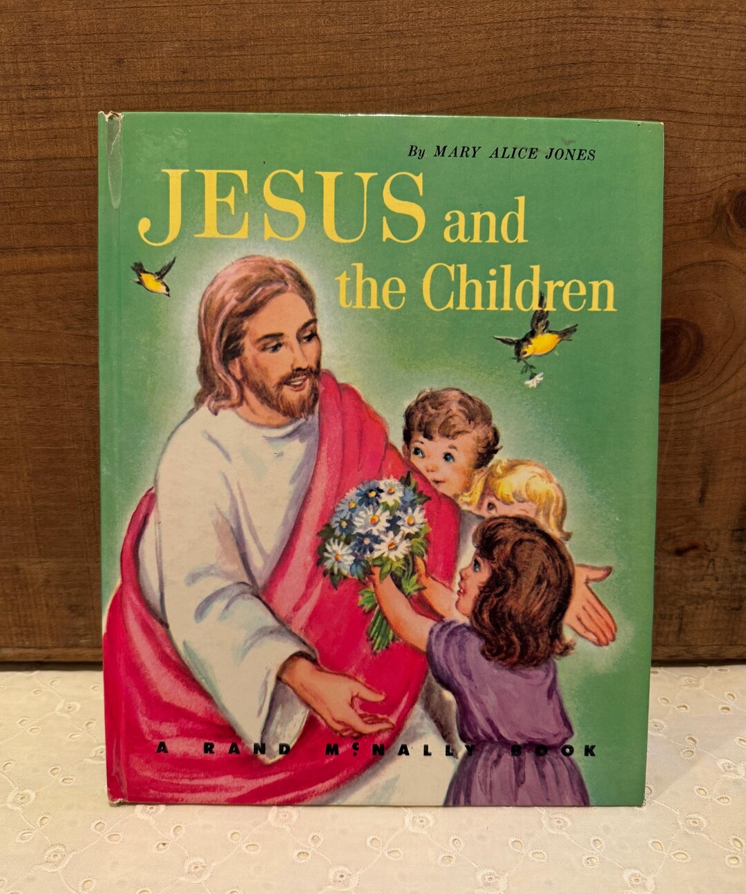 Jesus and the Children by Mary Alice Jones/vintage 1960s Rand Mcnally ...