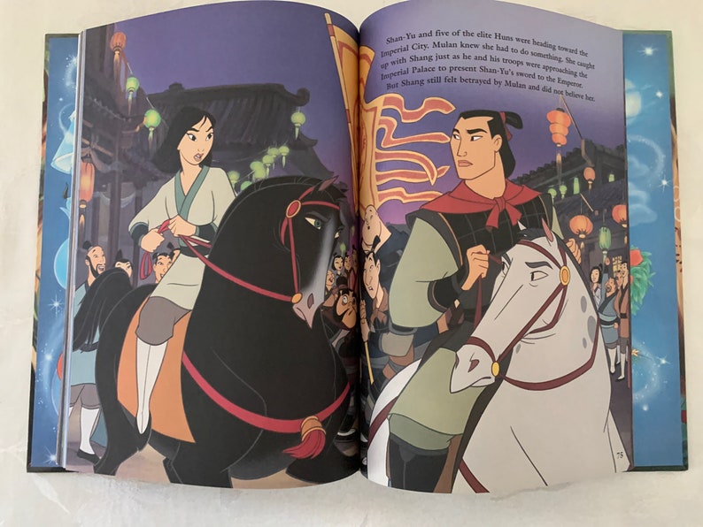 Disneys Mulan Classic Storybook Hardcover | Etsy