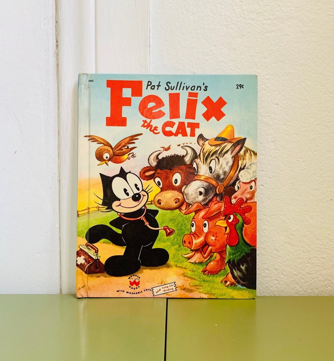 Felix the Cat by Pat Sullivan’s Wonder Books Hardcover 1953 - Etsy
