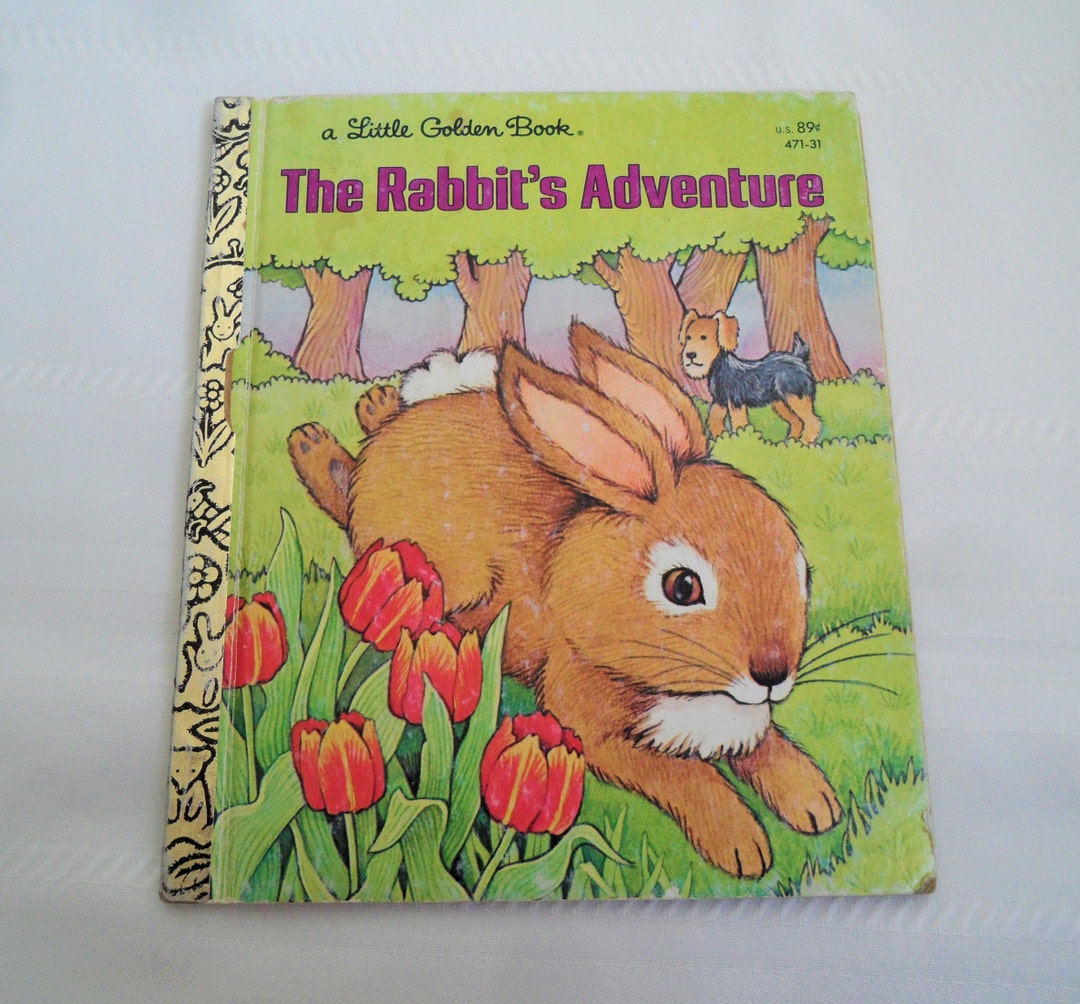 Vintage Little Golden Book the Rabbit's Adventure 1977 - Etsy