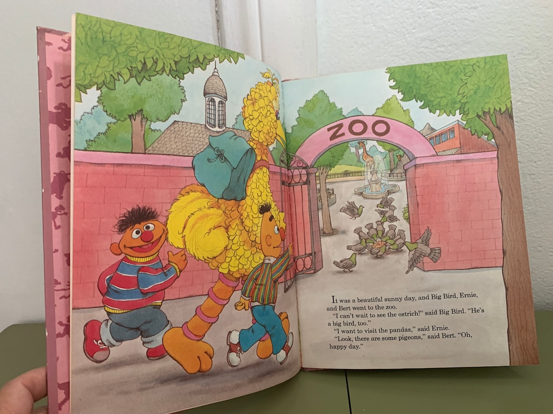 Whos Who at the Zoo Sesame Street Book Club - Etsy