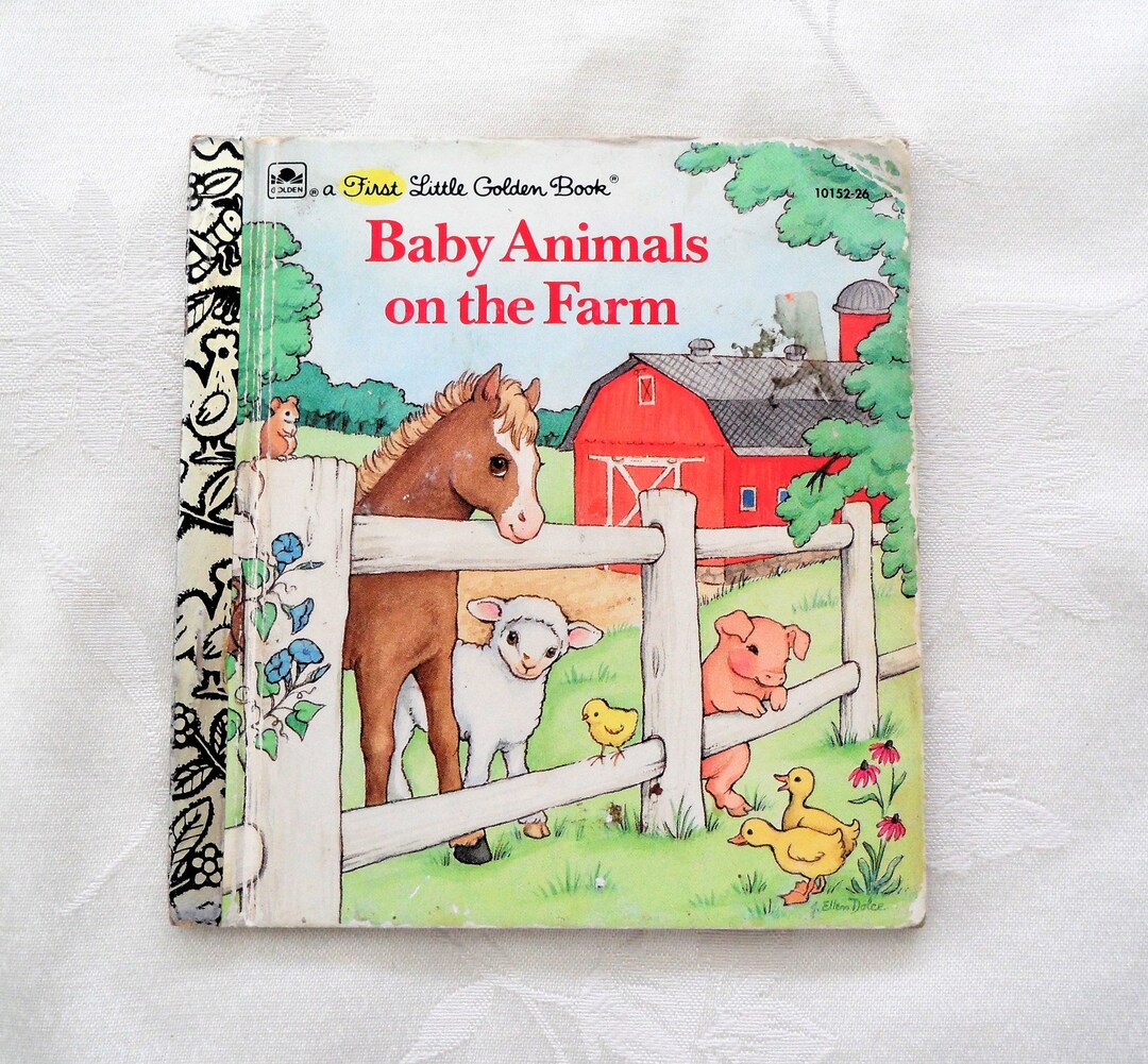 Baby Animals on the Farm (A First Little Golden Book) Hardcover 1990 ...