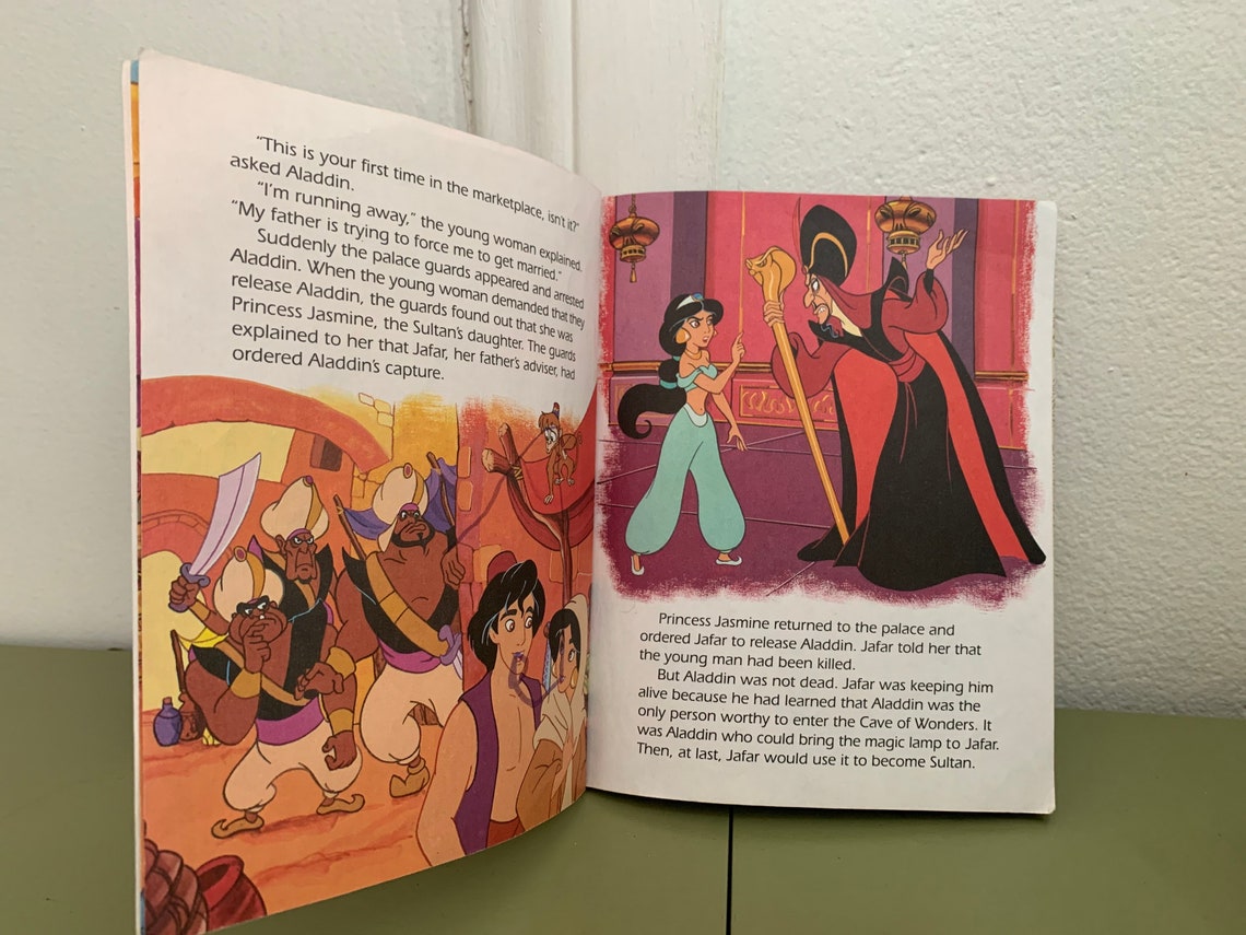 Disneys Aladdin A Little Golden Book - Etsy