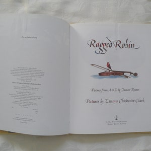 Ragged Robin, Poems From A to Z by James Reeves (1990, Hardcover DJ) - Etsy