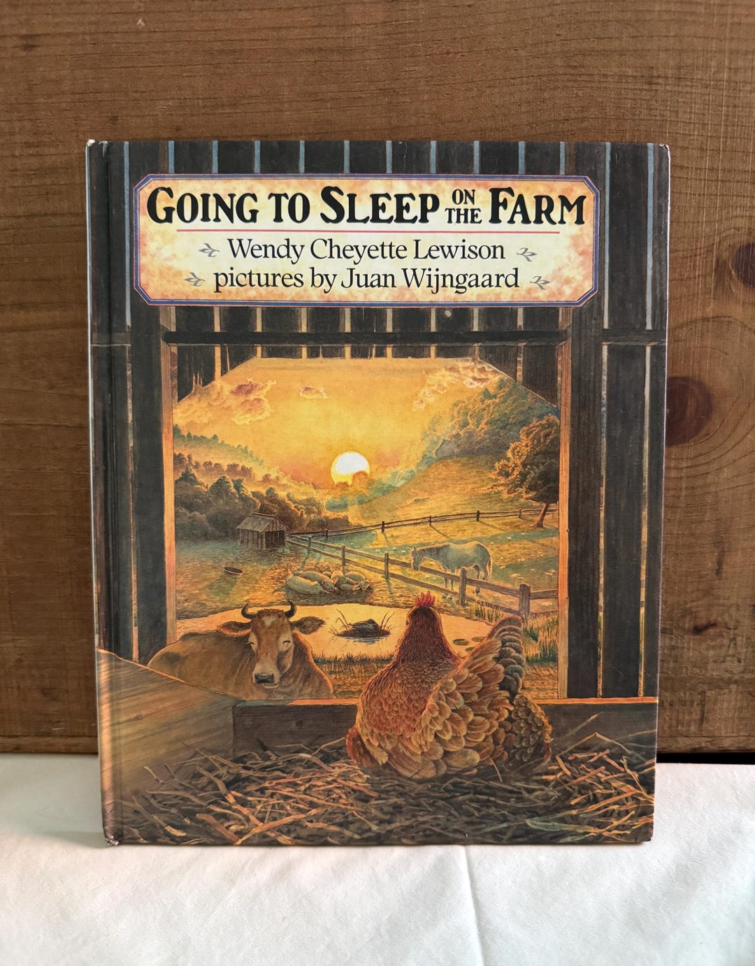 Going to Sleep on the Farm Hardcover First Edition Children's Book 1992 ...